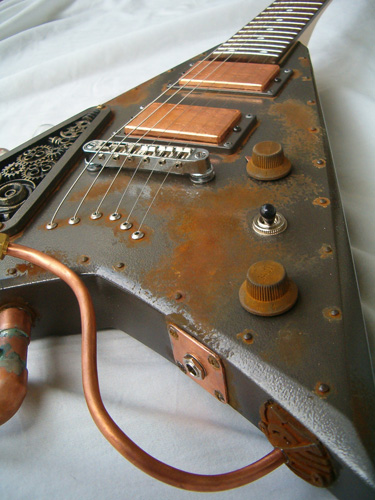 Creative White Space » Hunkey Dorey Steampunk Guitar